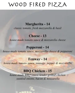 Pizza Menu 2023 | Foster Country Club